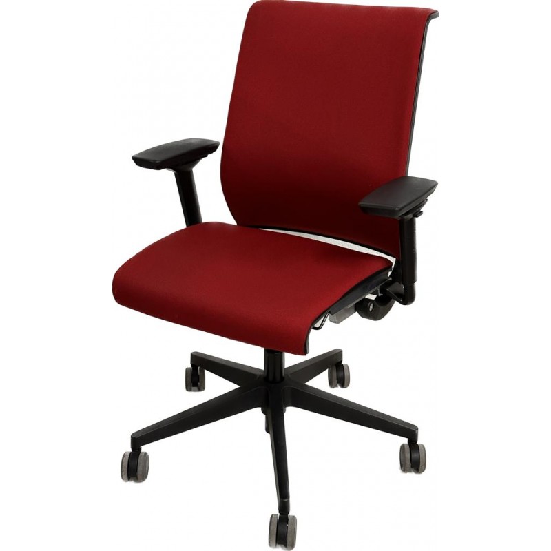 Silla ergonómica oficina giratoria, basculante y trasla, ajuste lumbar ...